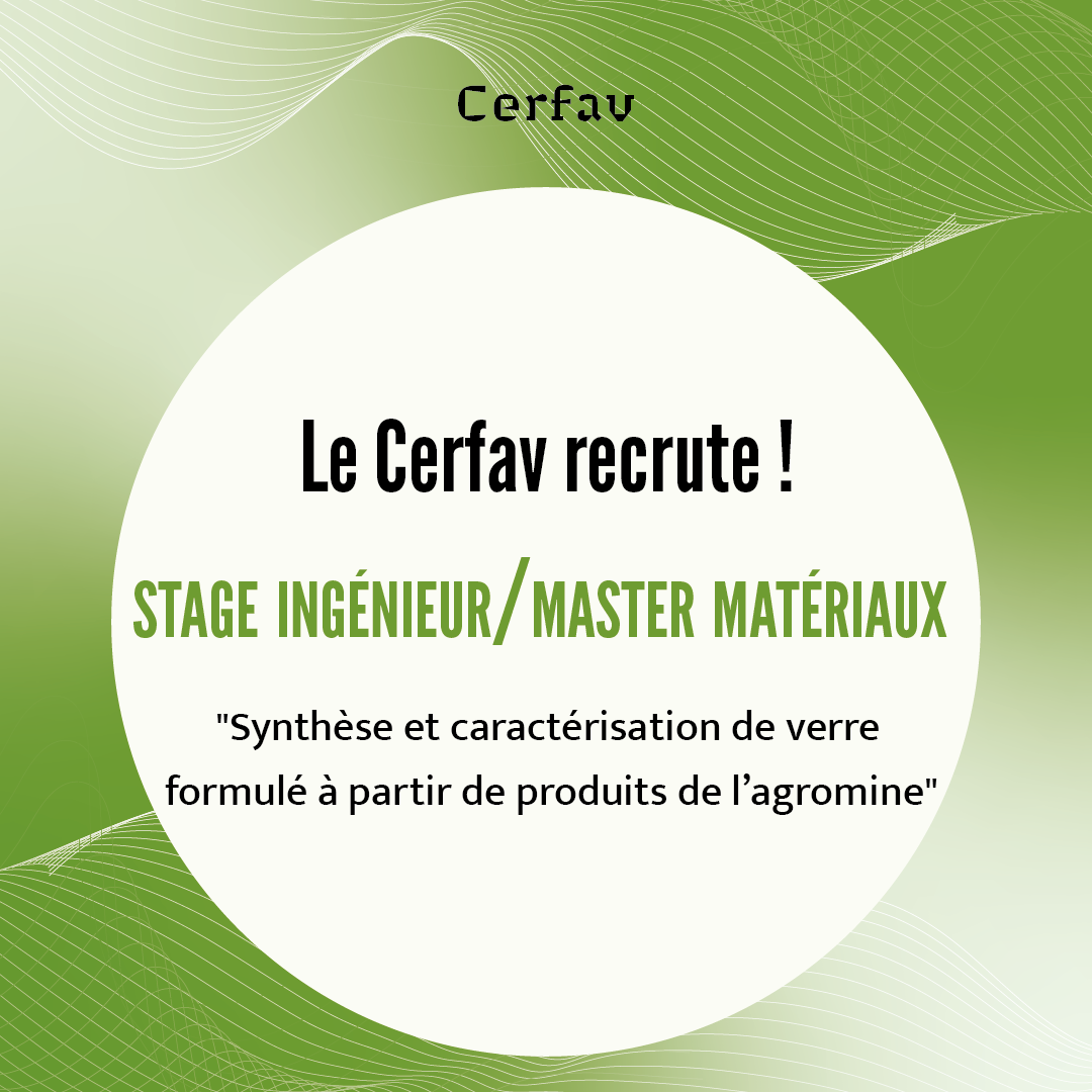 [recrutement] Stage ingénieur / master Matériaux
